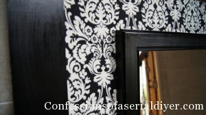 DIY Fabric Framed Mirror | Confessions of a Serial Do-it-Yourselfer