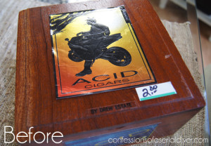 Cigar Box Upcycle | Confessions of a Serial Do-it-Yourselfer