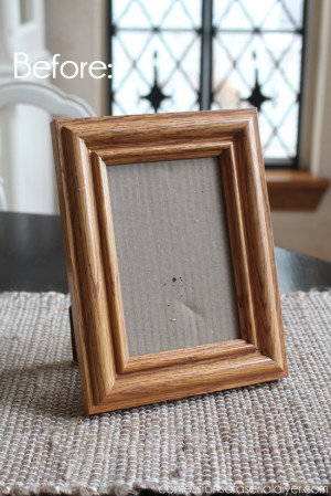 Rosette Picture Frame | Confessions of a Serial Do-it-Yourselfer