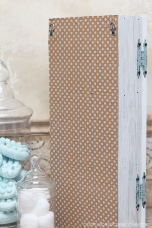 DIY Mini Storage Cabinet with Reclaimed Wood | Confessions of a Serial ...