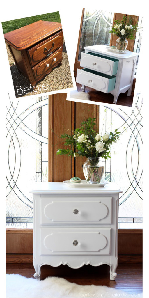 Charlotte’s Night Table | Confessions of a Serial Do-it-Yourselfer
