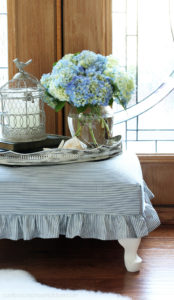 Sew Easy Footstool Cover | Confessions of a Serial Do-it-Yourselfer
