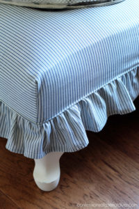 Sew Easy Footstool Cover | Confessions of a Serial Do-it-Yourselfer