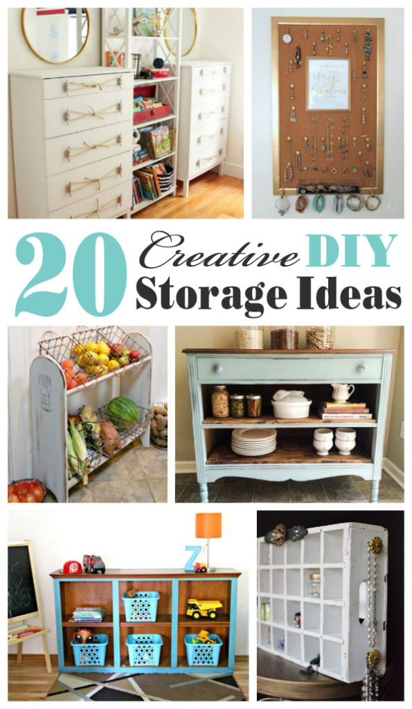 20 Creative DIY Storage Ideas {Mostly Repurposed or Upcycled ...