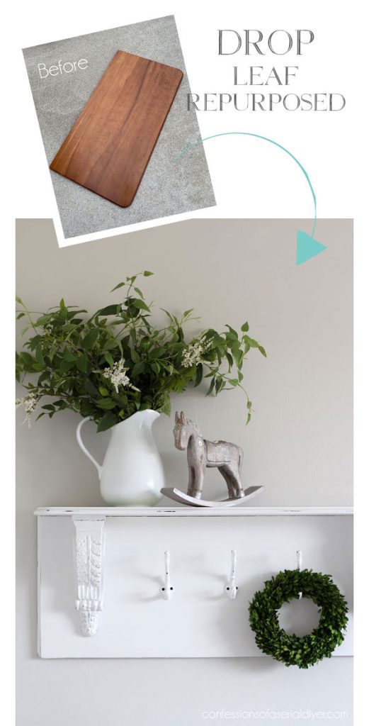 Drop Leaf Repurposed | Confessions of a Serial Do-it-Yourselfer
