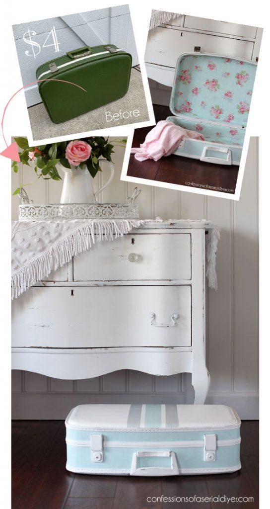 Vintage Suitcase Makeover #2 | Confessions of a Serial Do-it-Yourselfer