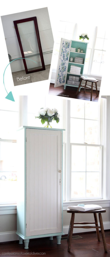 Glass Cabinet Door Repurposed | Confessions of a Serial Do-it-Yourselfer