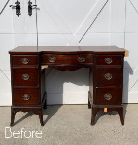 Painted Dressing Table | Confessions of a Serial Do-it-Yourselfer