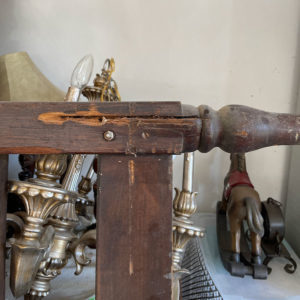 Repurposed Spindle Footboard | Confessions of a Serial Do-it-Yourselfer