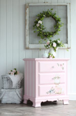 Pink Painted Night Table | Confessions of a Serial Do-it-Yourselfer