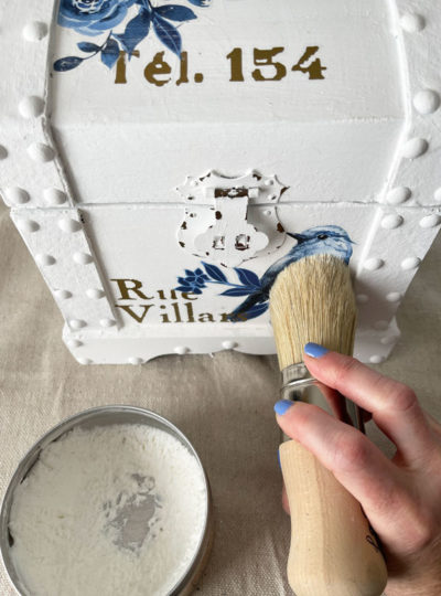Pretty in Blue Box Makeover | Confessions of a Serial Do-it-Yourselfer