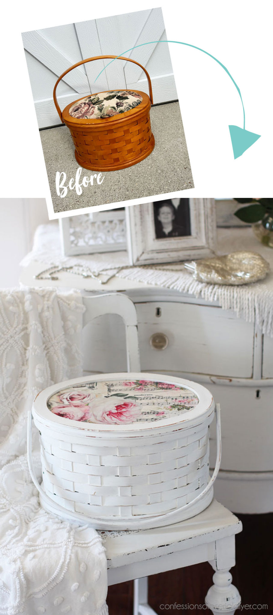 Sewing Basket Makeover | Confessions of a Serial Do-it-Yourselfer