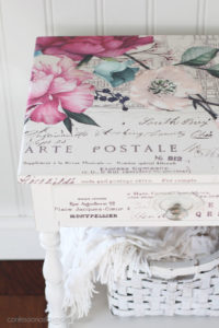 $5 Yard Sale Night Table Makeover with Transfer | Confessions of a ...