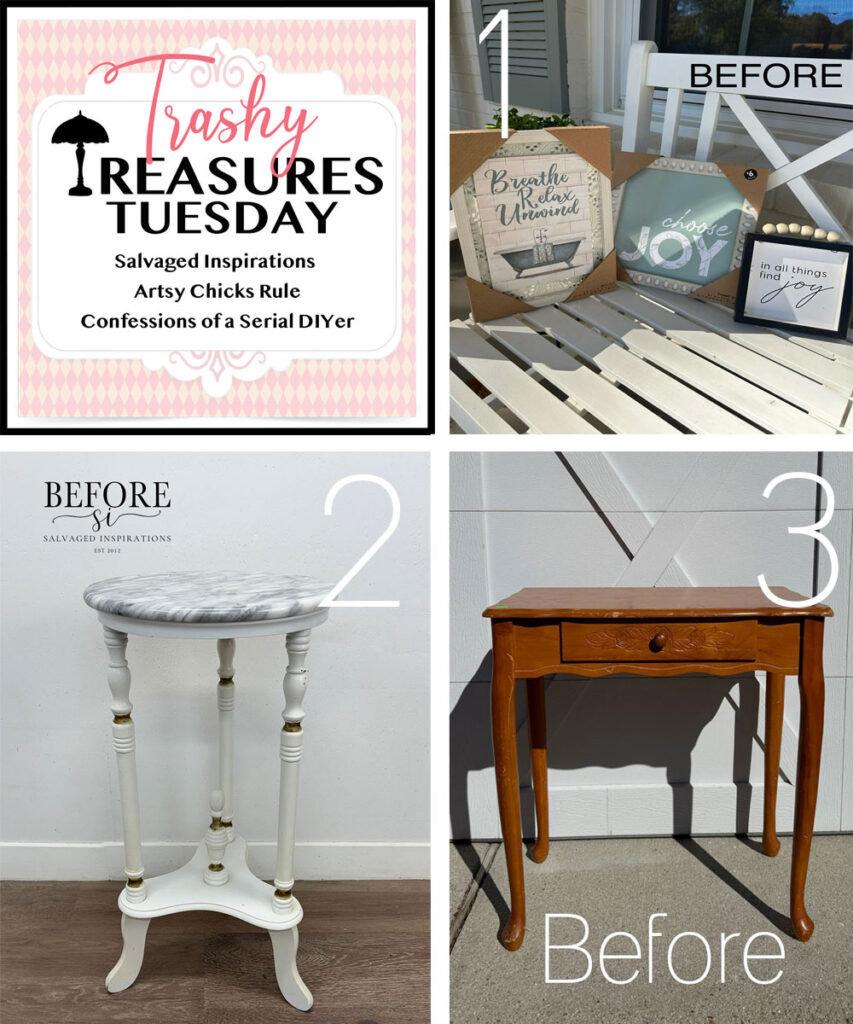 Trashed $10 Thrift Store Table Makeover | Confessions of a Serial Do-it ...