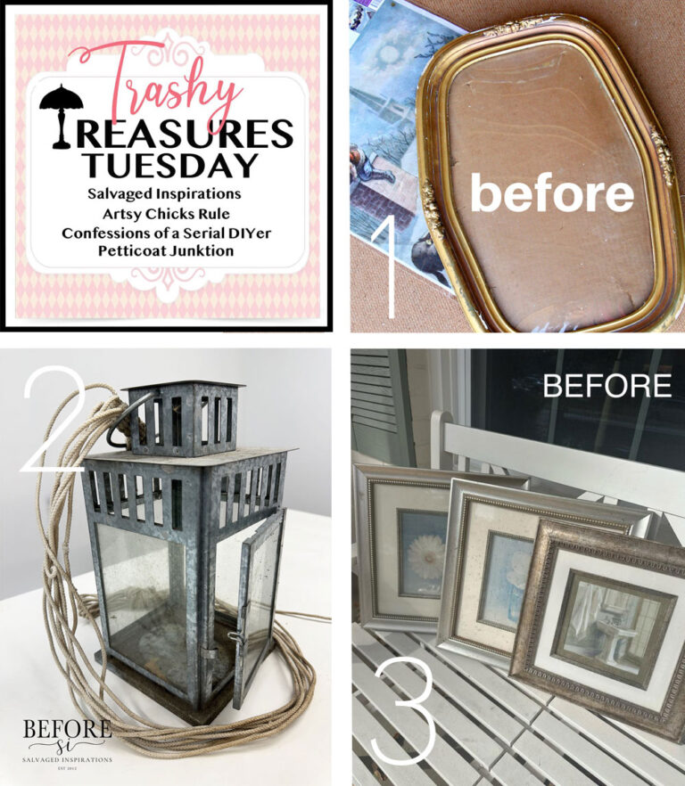 $10 Night Table Makeover | Confessions of a Serial Do-it-Yourselfer